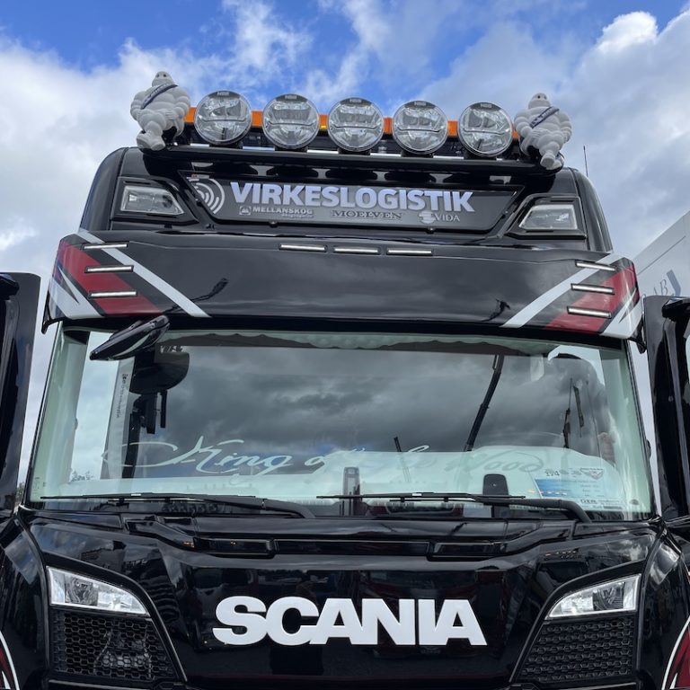 Takbåge Passar Scania NG Rostfri 5 extraljus Opolerad | Convoy Parts